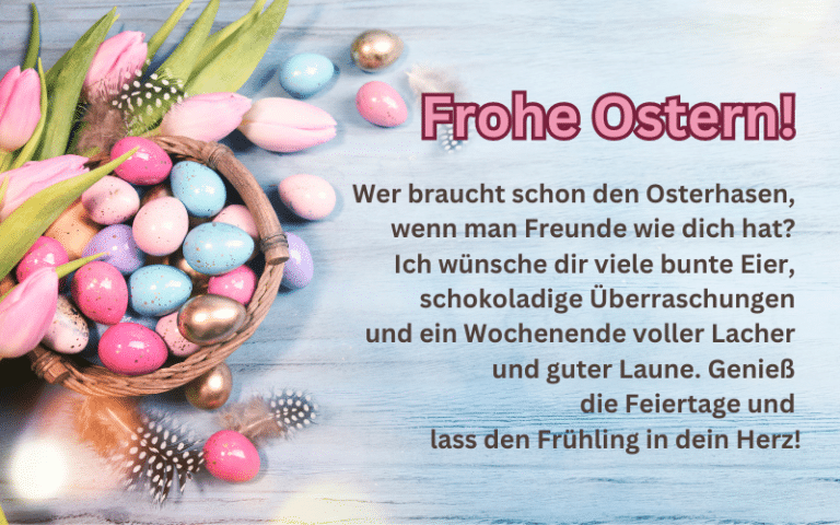 60 Frohe Ostern Wünsche - Tipps & Ostergrüßen - Bloggink.de