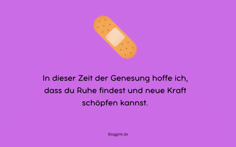 110 Genesungswünsche: 60 Sprüche + 25 Bilder - Bloggink.de