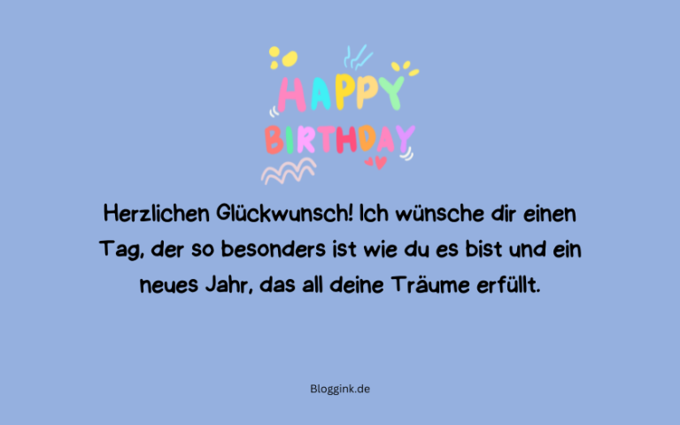 170 Geburtstagswünsche für besondere Menschen & 30 Bilder (+ Sprüche) - Bloggink.de