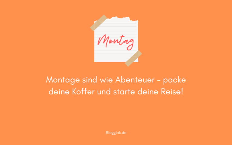 60 kostenlose Montag-Bilder für einen perfekten Wochenstart - Bloggink.de